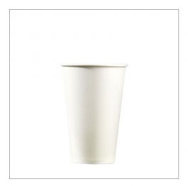 Gobelet carton uni blanc x50 33cl